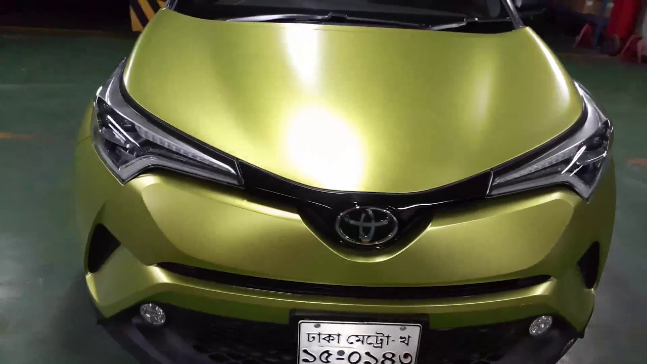 After Wrapped Toyota C-HR SUV - YouTube
