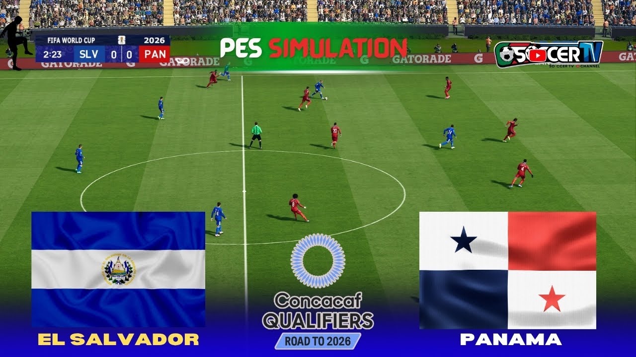 El Salvador vs Panama – FIFA World Cup 2026 | Full Match Simulation|PES ...