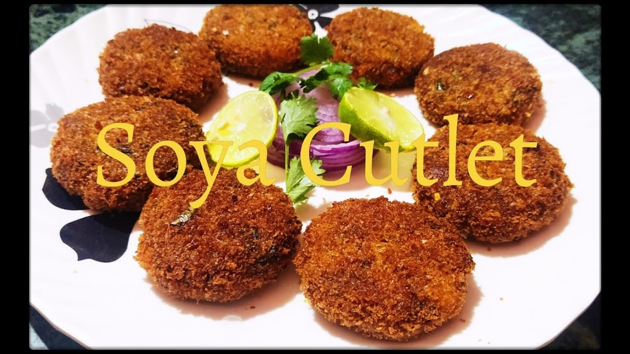 Soya Cutlet | Veg Starter | Healthy Snacks Recipe | Soya Chunks Recipe ...