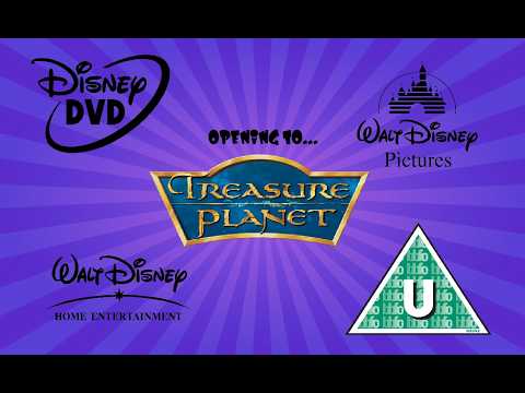 Opening to Treasure Planet 2003 UK DVD - YouTube