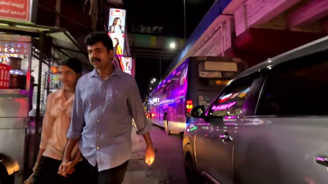 [ 4K - UHD ] 🔥 Kochi City Night Drive 🔥 Ernakulam City Drive Night 🔥 ...