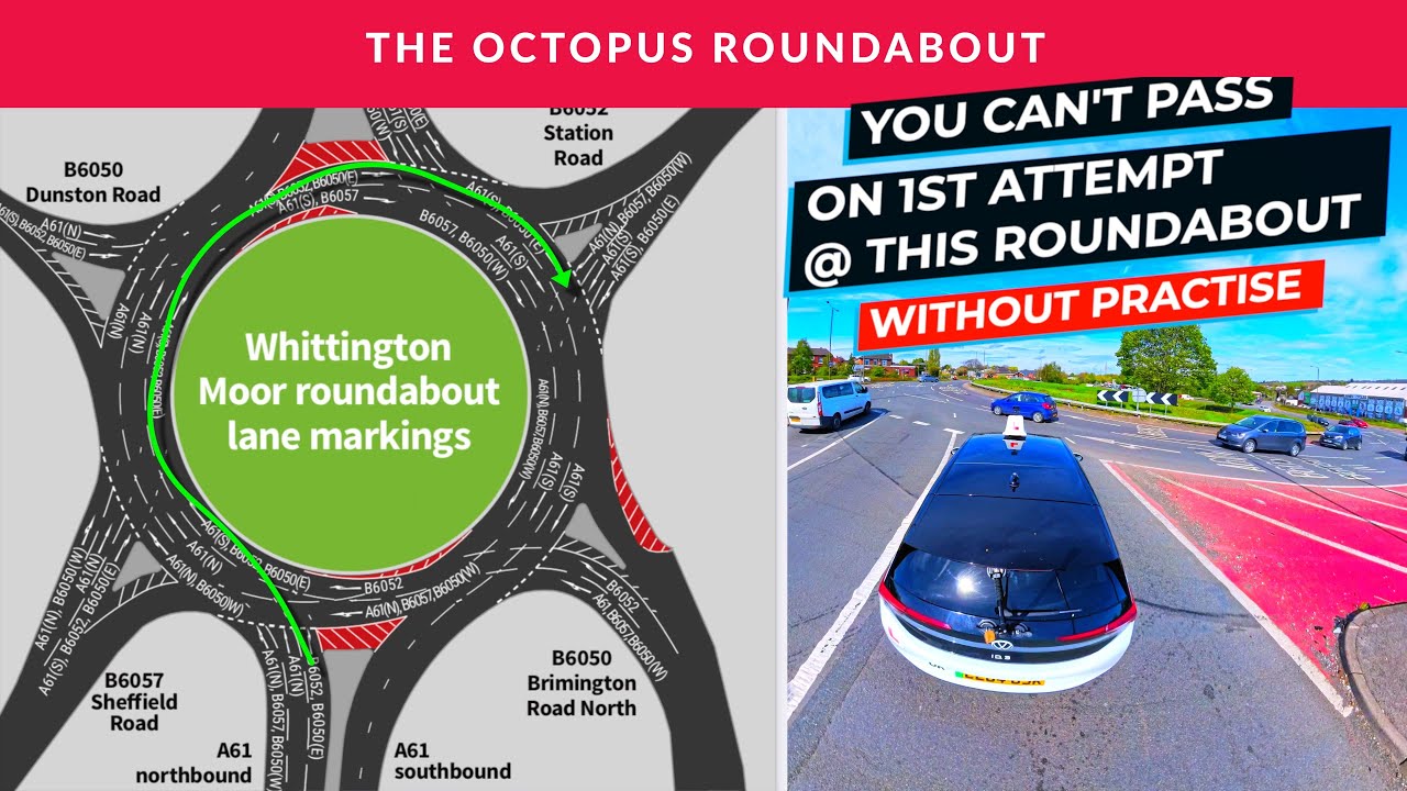 MOST CONFUSING #ROUNDABOUT ON ANY DRIVING TEST YET WORSE THAN CLIFTON # ...