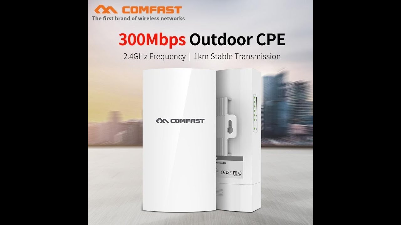 Comfast CF-E130N V2 Wireless Outdoor CPE setup (tagalog) - YouTube