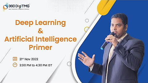 Deep Learning and Artificial Intelligence Primer | FDP Task - YouTube