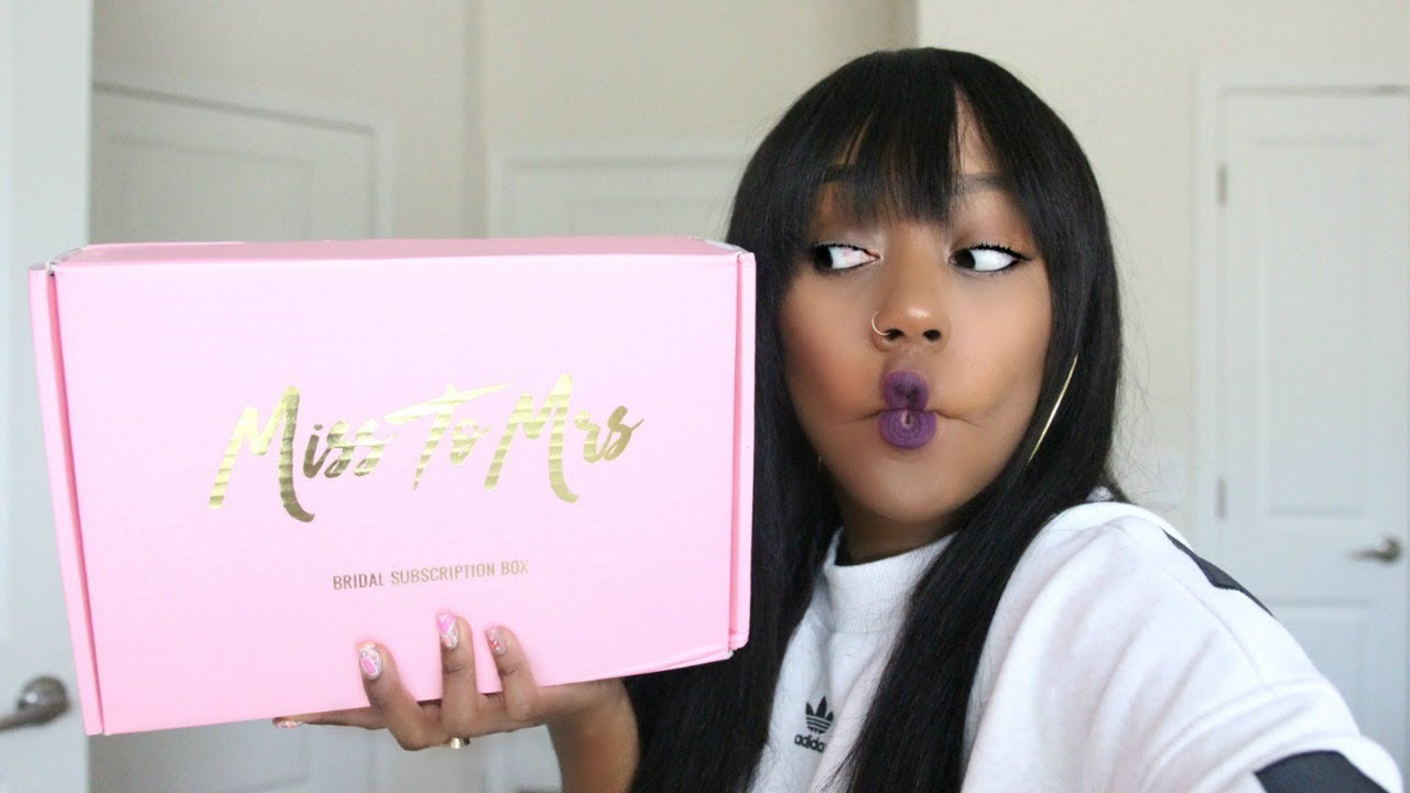 Miss to Mrs Unboxing! Bride To Be Subscription Box Month One| BRIANA ...