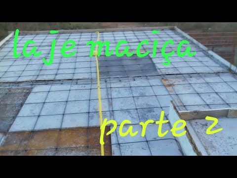 como montar uma laje maciça - YouTube