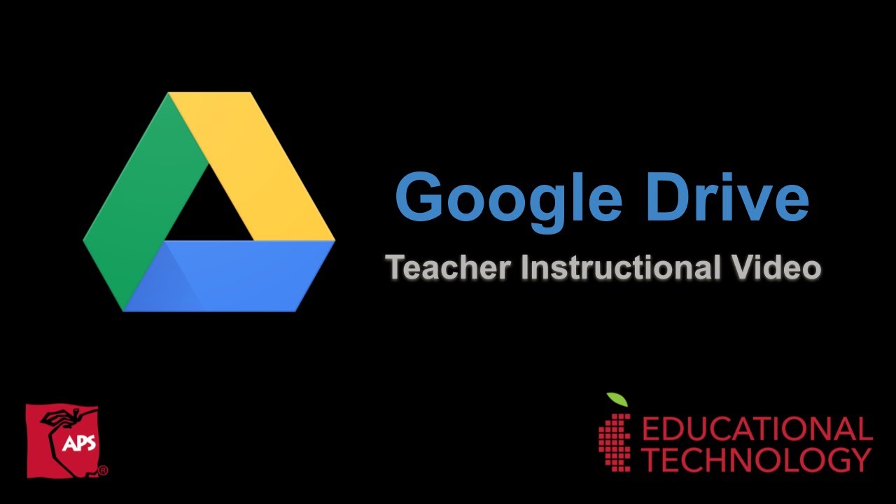 Google Drive Instructional Video August 2020 - YouTube