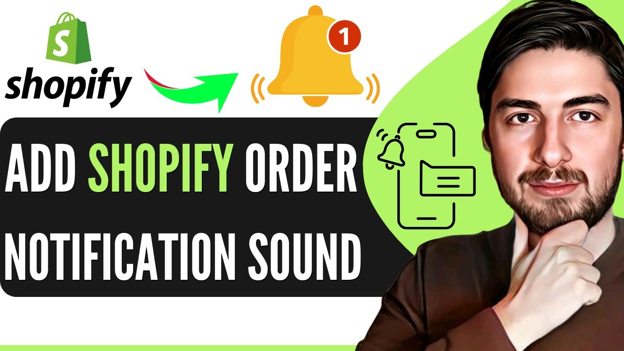 How To Add Shopify Order Notification Sound - YouTube
