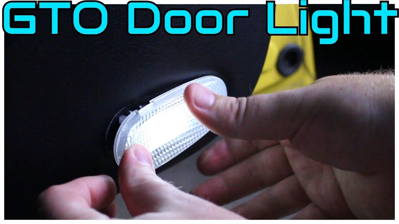 GTO Door Light Replacement • Cars Simplified Quick Tips - YouTube