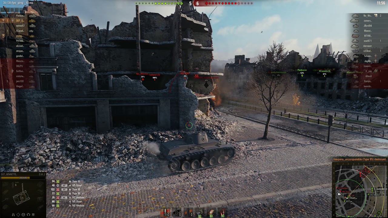 World of Tanks - DW2 5 Kills - YouTube