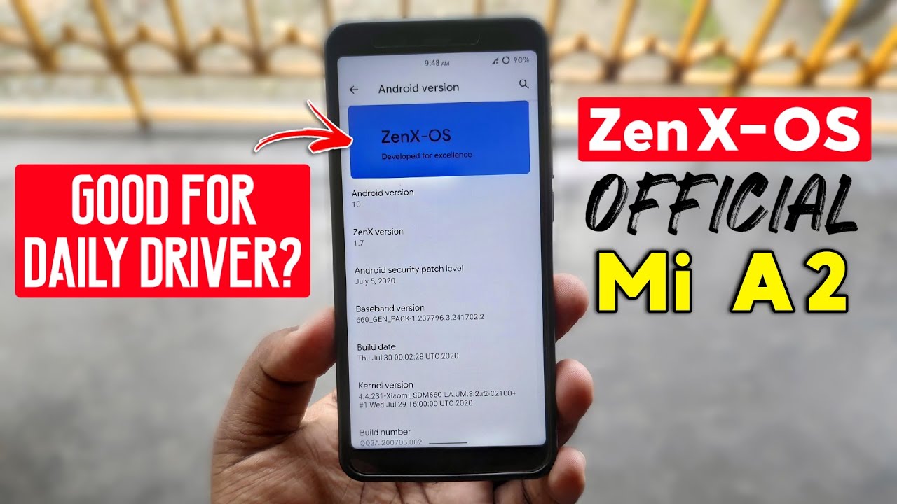 Official ZenX-OS 1.7 for Mi A2 (jasmine_sprout) | Good for Daily Driver ...