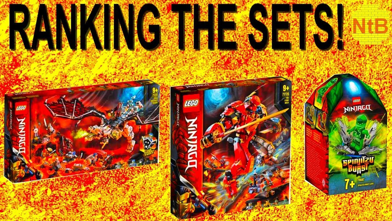 LEGO NINJAGO RANKING ALL 9 SEASON 13 SETS! - YouTube