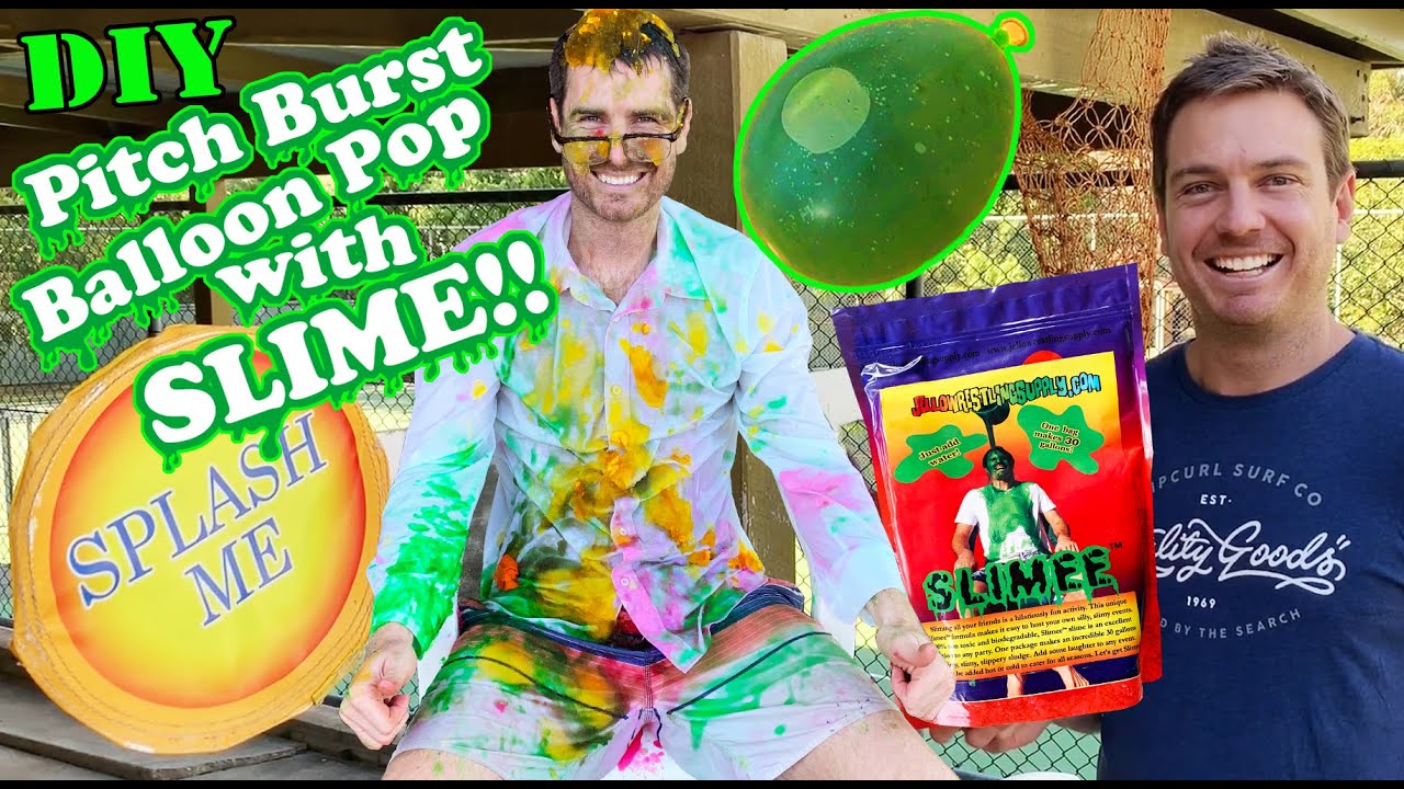 How to make a dunk tank alternative with optional SLIME. DIY pitch ...