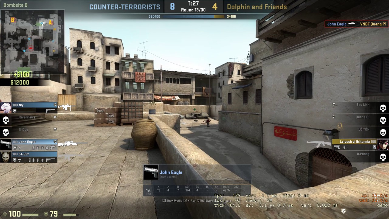 PRO CS GO - ONE TAP DEAGLE ! - YouTube