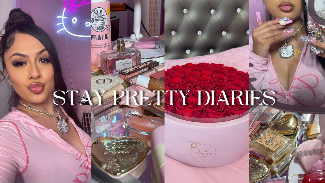 STAY PRETTY DIARIES| MONTHLY FAVS + GIRLY HAUL - YouTube