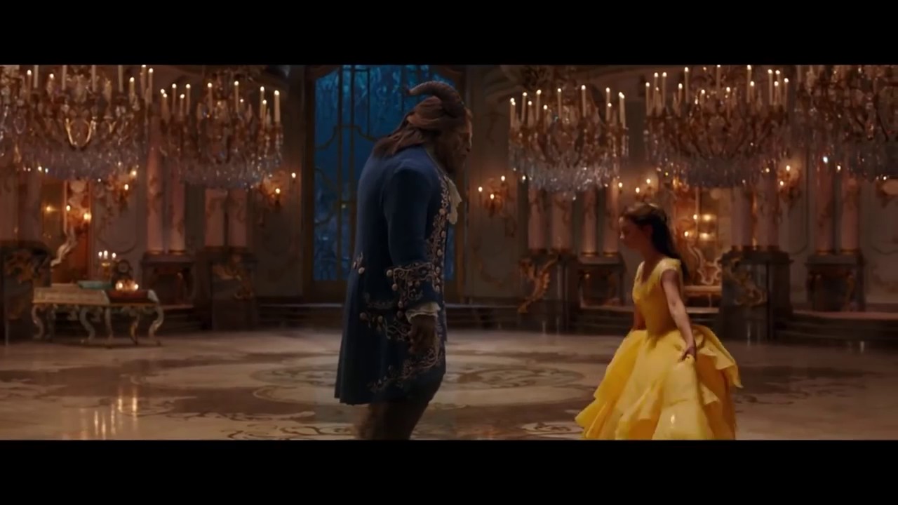 Beauty and the Beast 2017 Belle and the Beast Dance 'BallRoom' Emma ...