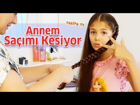 Annem Saçımı Kesiyor