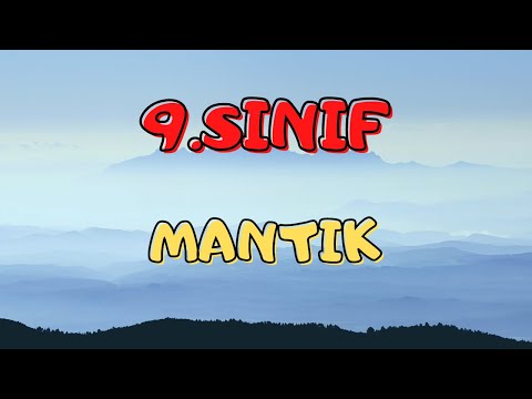 1) Mantık - 9.SINIF