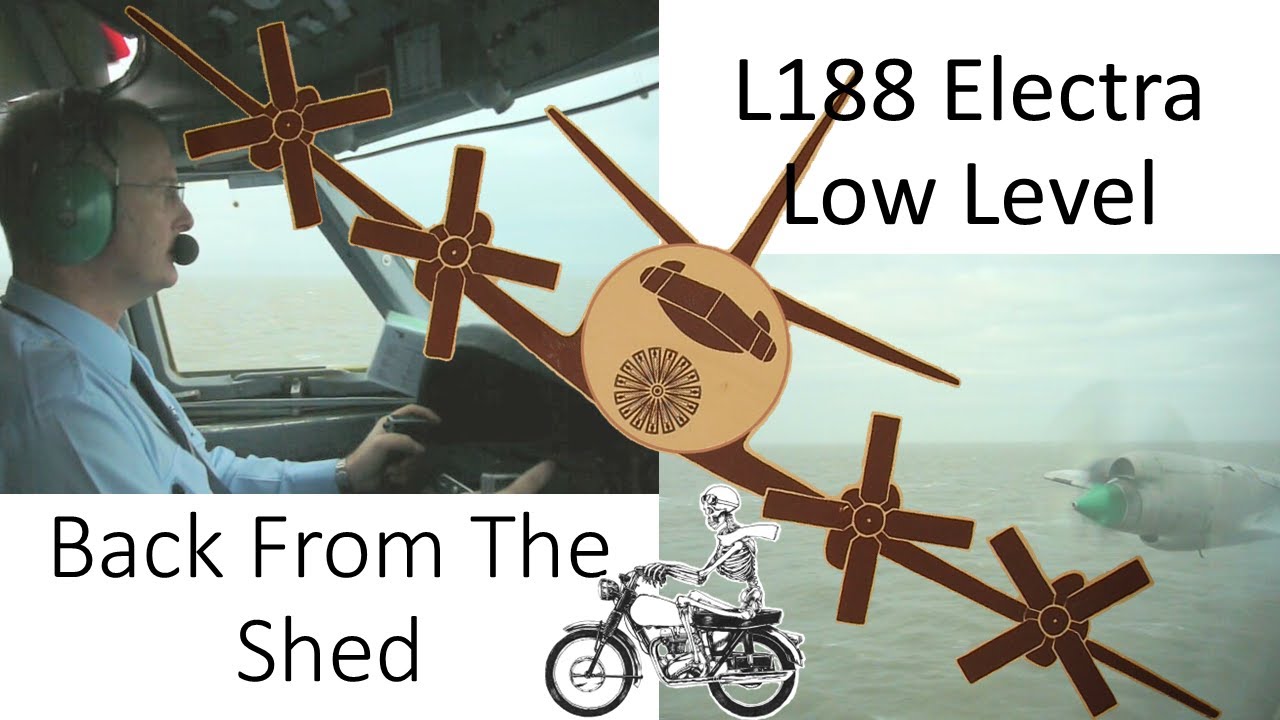 Lockheed L-188 Electra, Low Level Flight, Pollution Spray Training ...