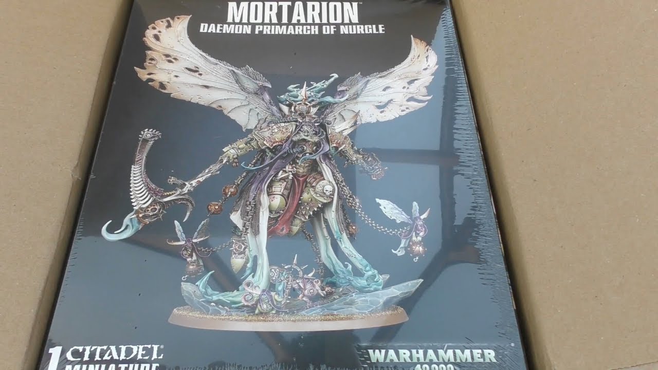 Death Guard - Mortarion, Daemon Primarch of Nurgle - Unboxing (WH40K ...