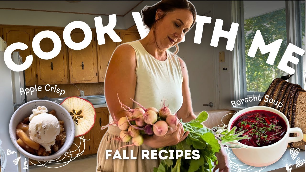 Cozy Fall Recipes | COOK WITH ME | Autumn Harvest on the Farm - YouTube