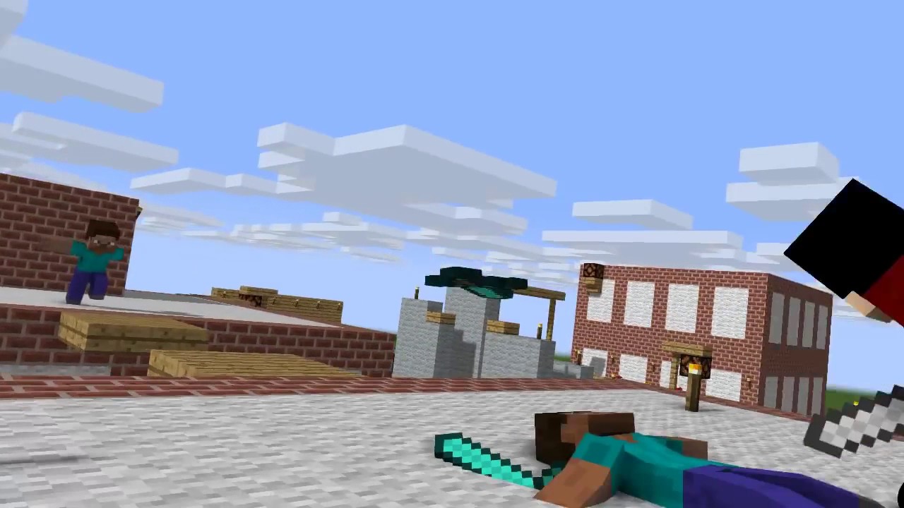 Intro minecraft Mine-Imator template - YouTube