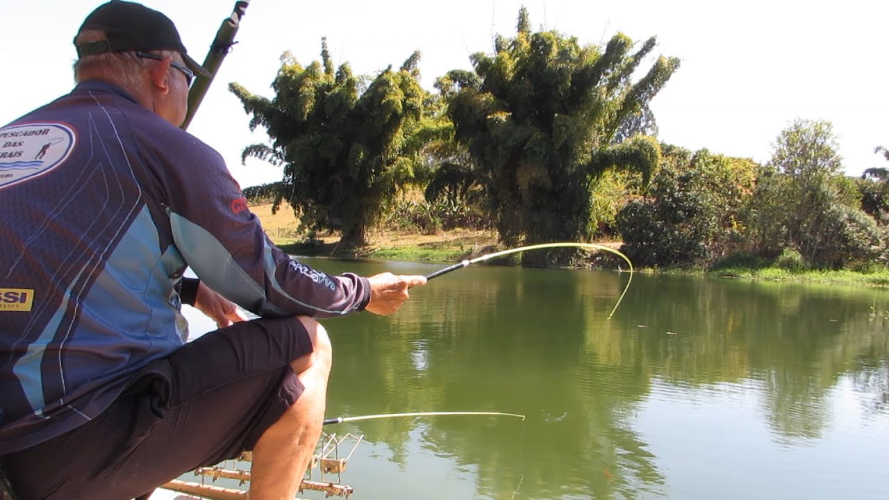 ESTREANDO MATERIAL DE PESCA E PEGANDO AS TILÁPIAS - YouTube