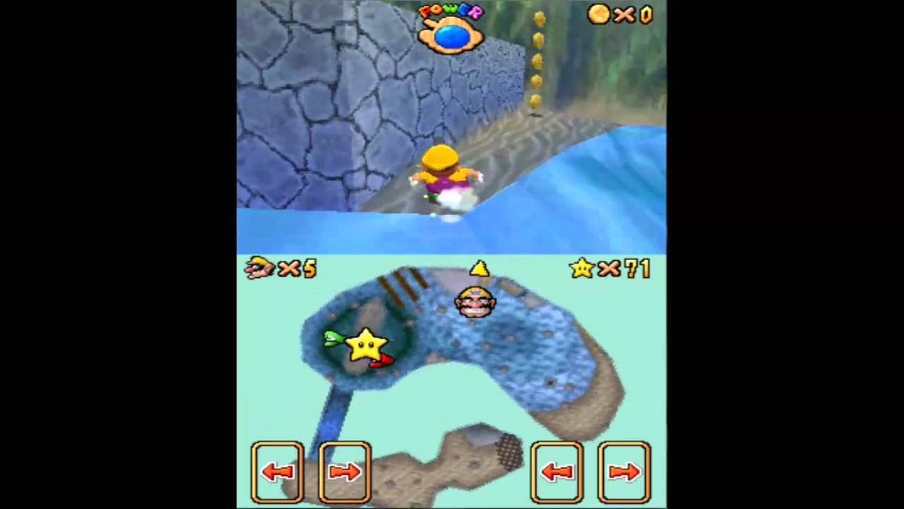 Let's Play Super Mario 64 DS Through the Jet Stream (Jolly Roger Bay ...