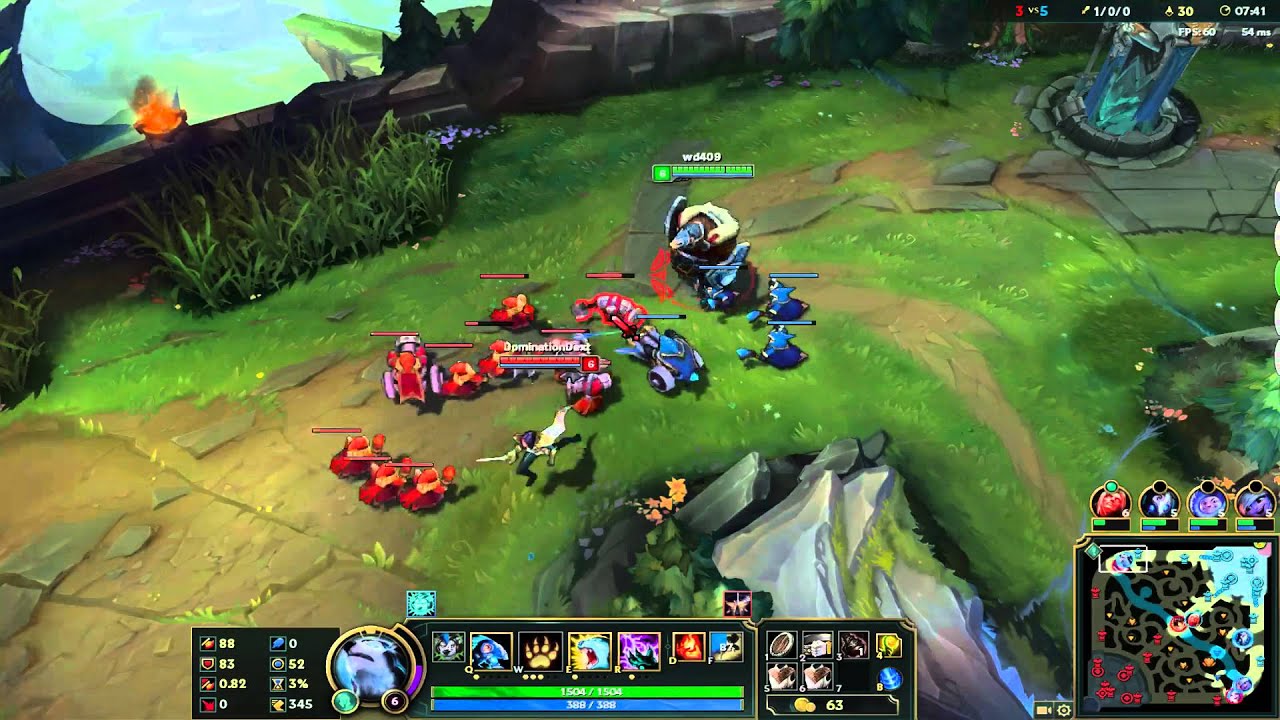 volibear vs fiora top lane [ league of legends / lol ] - YouTube