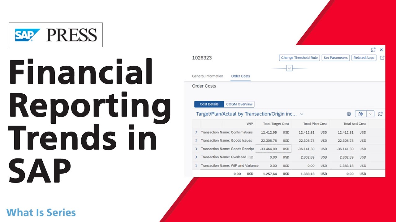 What Are the Financial Reporting Trends in SAP S/4HANA? - YouTube