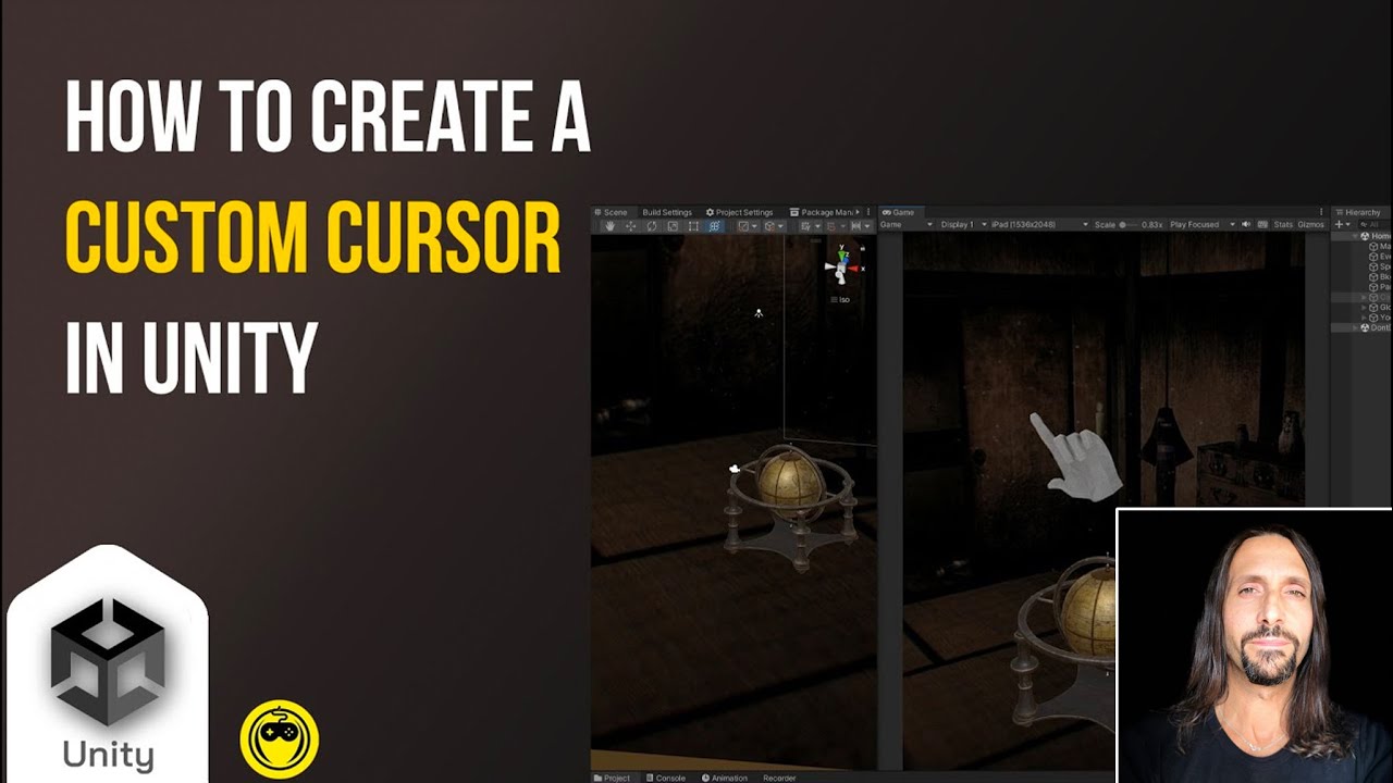 Unity tip: How to create a Custom Cursor | for Beginners - YouTube