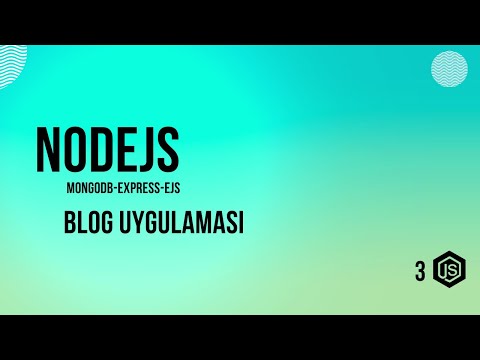 NodeJs İle Blog Sitesi - 3 Proje Yapısını Düzeltme