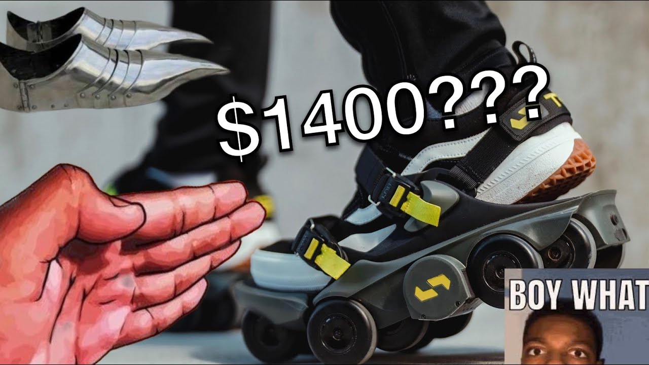 we're NOT making it out the Matrix with these Ai powered electric shoes ...