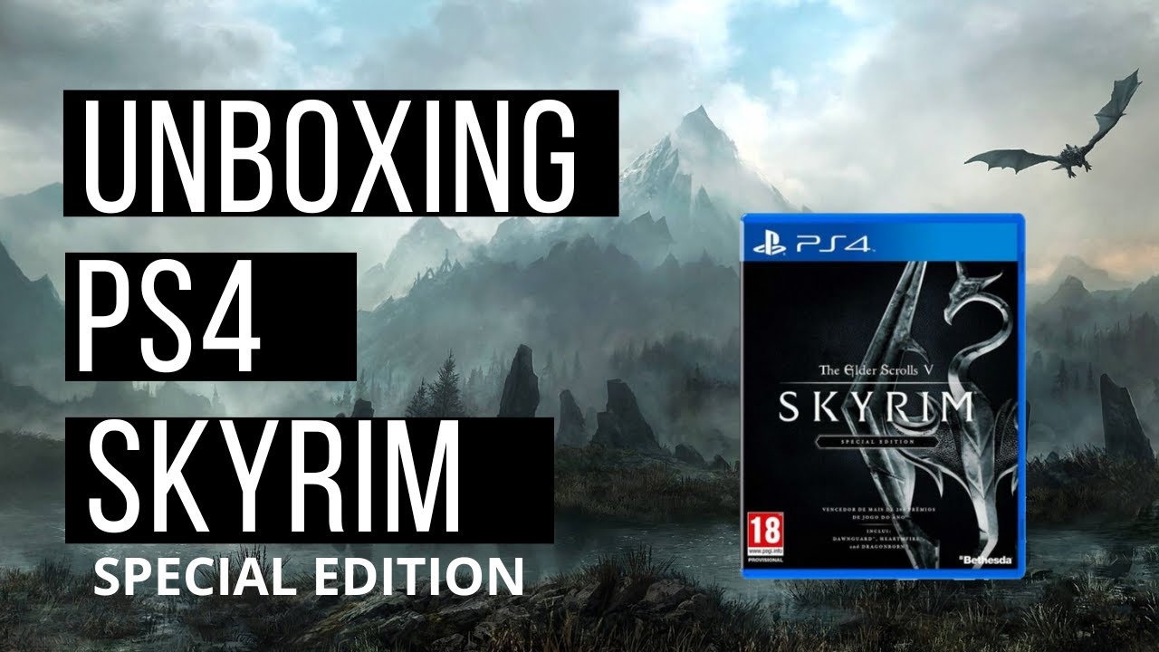 The Elder Scrolls V: SKYRIM Special Edition (UNBOXING PS4) - YouTube