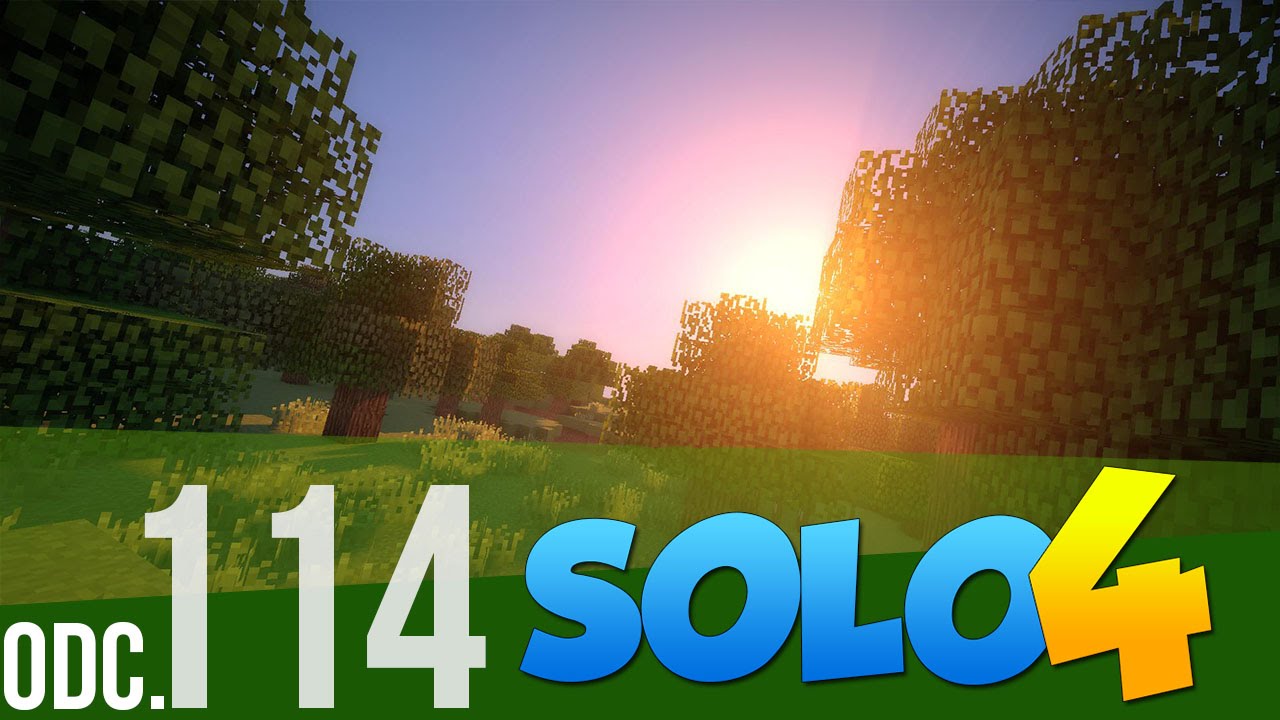 Minecraft SOLO 4 #114 "Ogrodzenie" - YouTube