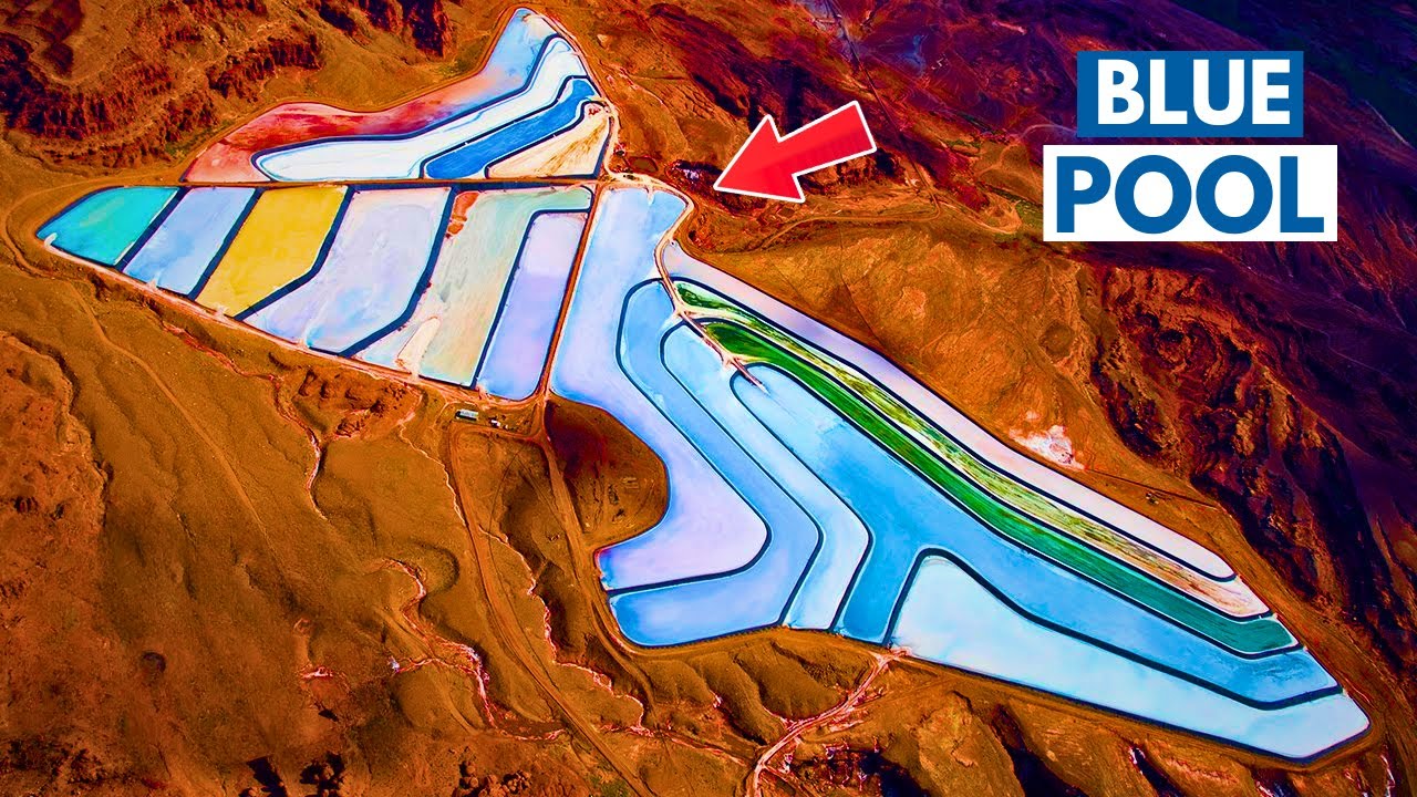 The Secret Behind Giant Blue Pool in Utah's Desert - YouTube