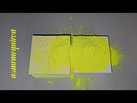 Neon Yellow Powder Pigment💛Crunchy fresh blocks and reform 😍 Enjoy ...