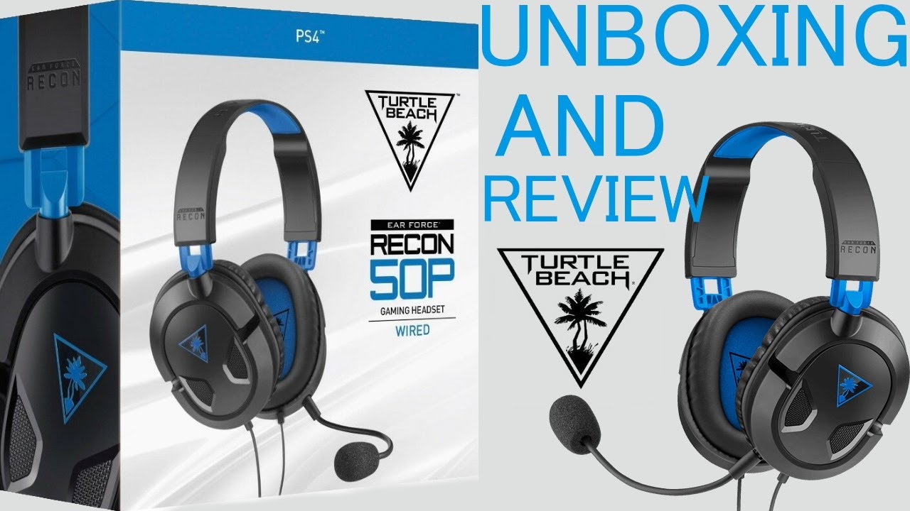 Turtle Beach Ear Force Recon 50P - Unboxing - Review - Gaming Headset ...