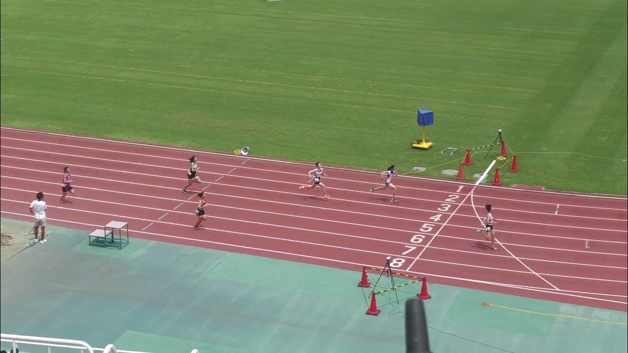 女子200m予選5組 千葉県通信2024 - YouTube