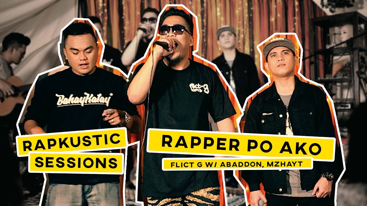 RAPKUSTIC SESSIONS: Rapper Po Ako | Flict-G Feat. Abaddon & M Zhayt ...