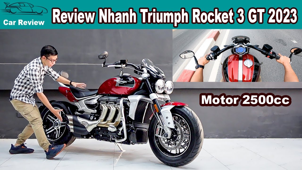 Review nhanh Quái Vật Triumph Rocket 3 GT 2023 giá 900 triệu, động cơ 2 ...