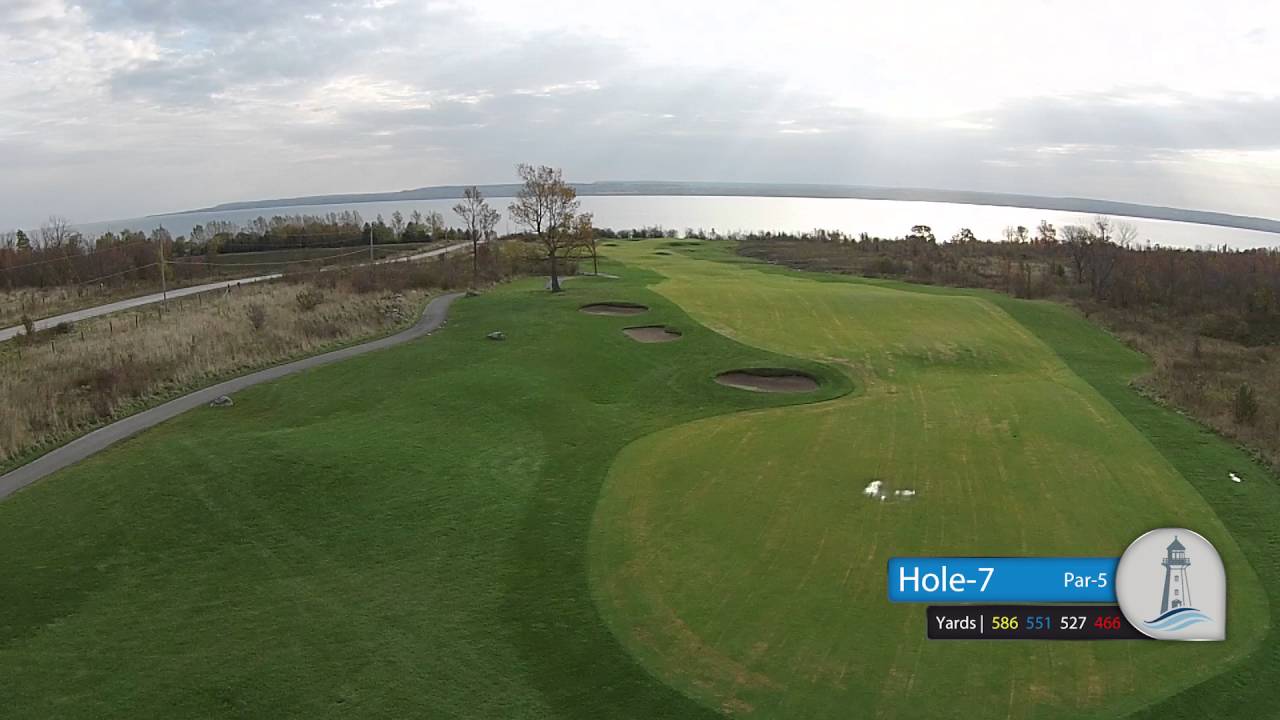 Cobble Beach Golf Links - Hole 7 Flyover - YouTube