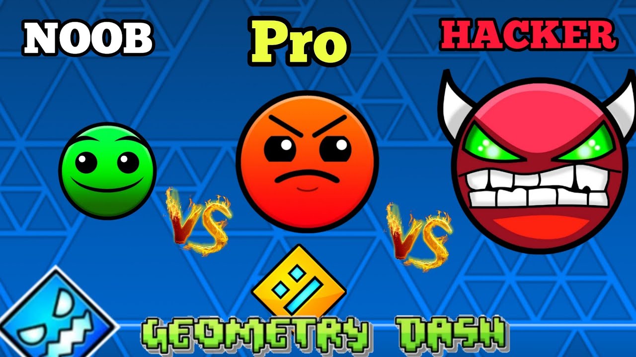 NOOB VS PRO VS HACKER - GEOMETRY DASH SUBZERO - YouTube