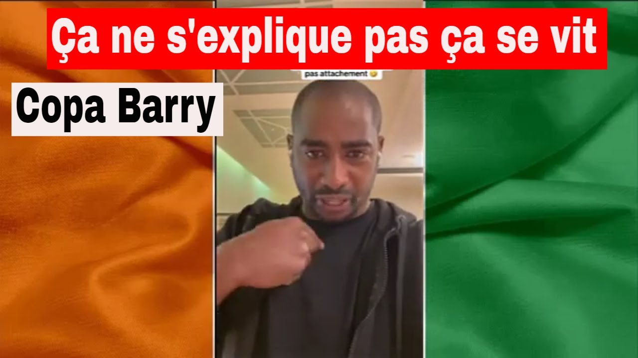 Copa Barry : Son Message Touchant Pour Les Supporters Ivoiriens - YouTube
