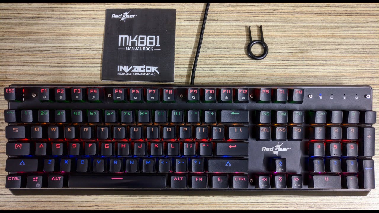 Redgear MK881 Invador Mechanical Keyboard long term review - YouTube