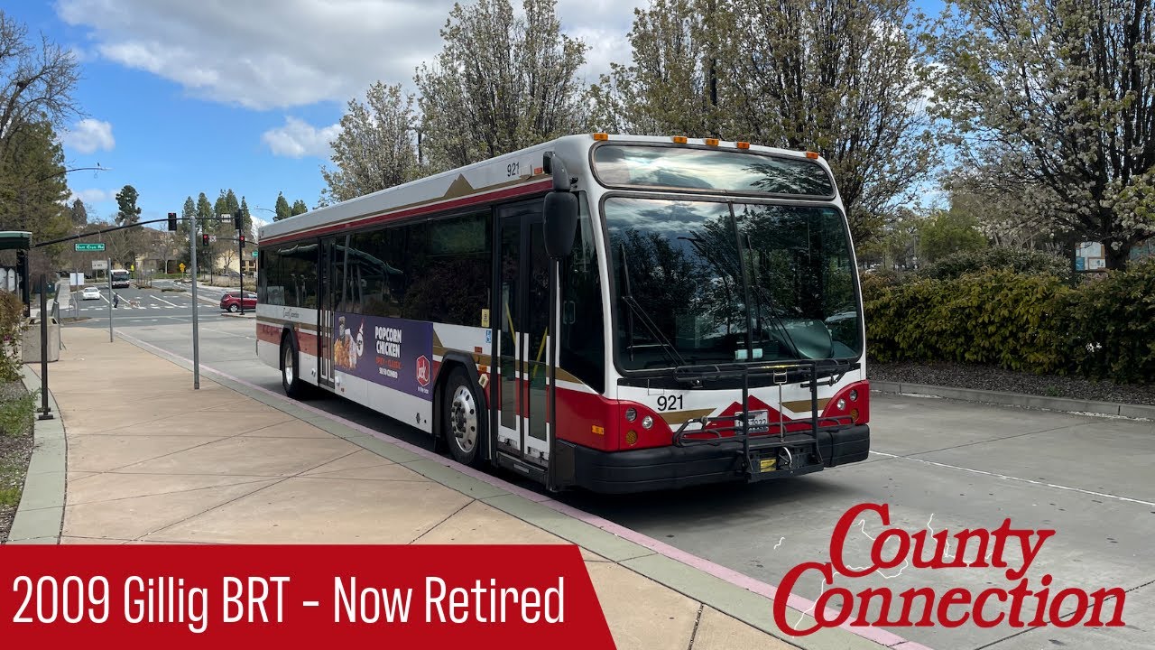Retired | County Connection 2009 Gillig BRT 40' #921 on Route 20 - YouTube