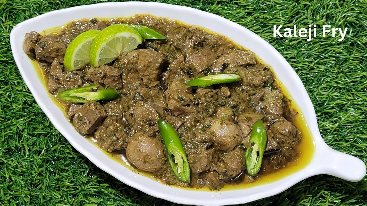 Hara Kaleji Gurda Fry ||Goat Liver-Kidney Fry ||Mutton Kaleji Fry, Dry ...
