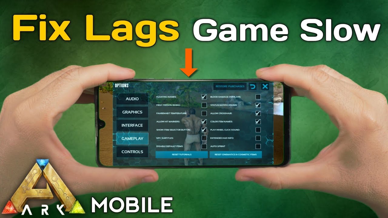How to Fix Lag in ARK Mobile Revamp | Ark Ultimate Mobile Edition Slow Game Issue (Android/IOS ...