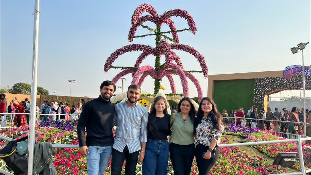 Flower Show in Ahmedabad | Sabarmati Riverfront | Shubham Bhuptani ...
