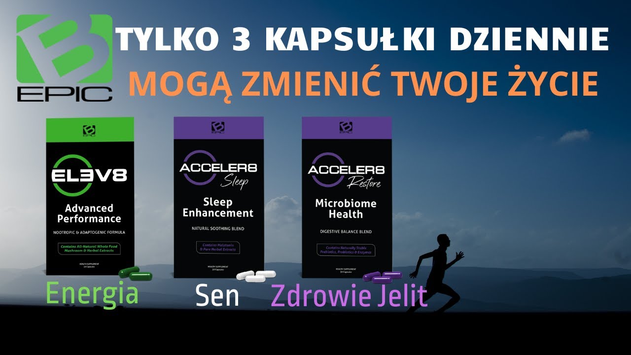 BEPIC Elev8 | Więcej Energii | Jasność Umysłu | Utrata Wagi | Głęboki Sen | Odżywianie Komórkowe ...